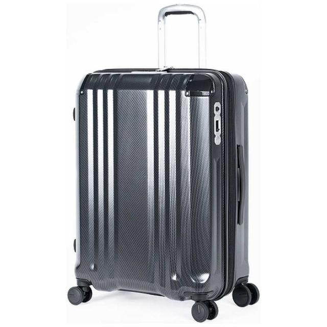 A.L.I　スーツケース ジッパータイプ 宿泊目安：7〜9日間 70L 拡張機能搭載 前輪ストッパー ダブルホイールキャスター ウェーブBK　ALI-089-24W