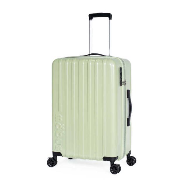 MOBUS　スーツケース ジッパータイプ 宿泊目安：4〜6日間 065L 拡張機能搭載 フットストッパータイプ USB充電ポート付属 mobus アボカドグリーン　MBC-1912-24W