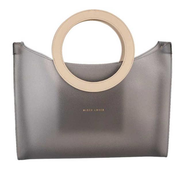 MISTYLAYER　MISTY LAYER ボディバッグ ミストをまとうような柔らかい透け感と上品な風合い オレンジ　MLBb-OR