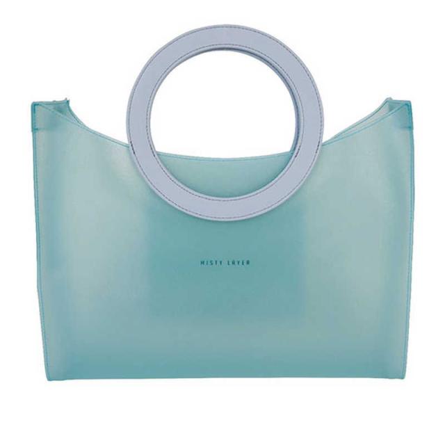 MISTYLAYER　MISTY LAYER ボディバッグ ミストをまとうような柔らかい透け感と上品な風合い バイオレット　MLBb-VL