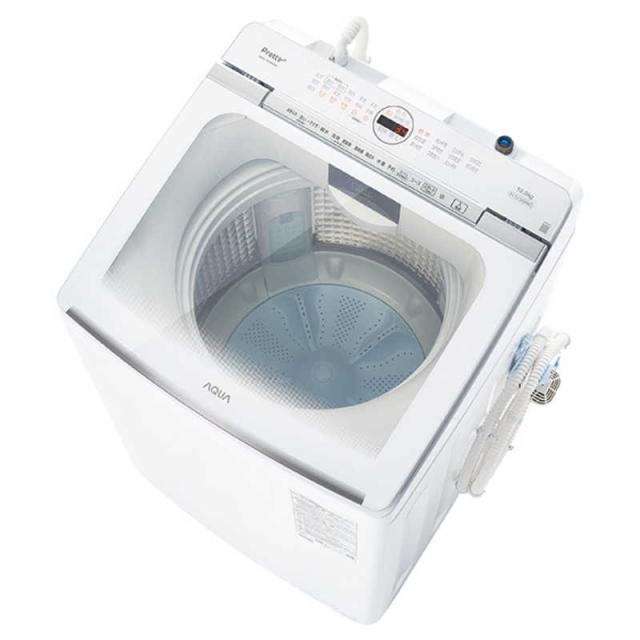 アクア　AQUA　全自動洗濯機 洗濯10.0kg Prette plus プレッテプラス VXシリーズ 自動投入 ホワイト　AQW-VX10A-W（標準設置無料）