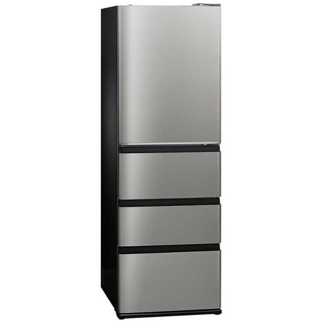 アクア　AQUA　冷蔵庫 4ドア 433L 右開き Delie＋(デリエ・プラス)シリーズ 幅59.5cm チタンシルバー　AQR-V43R-S（標準設置無料）