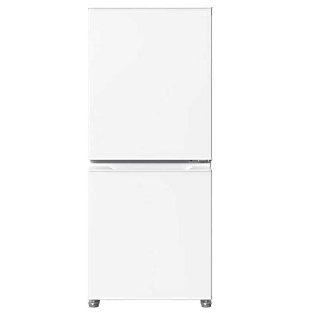TCL　冷蔵庫 2ドア 135L 右開き ファン式 一人暮らし 幅49.5cm ホワイト　TR-BH14A（標準設置無料）