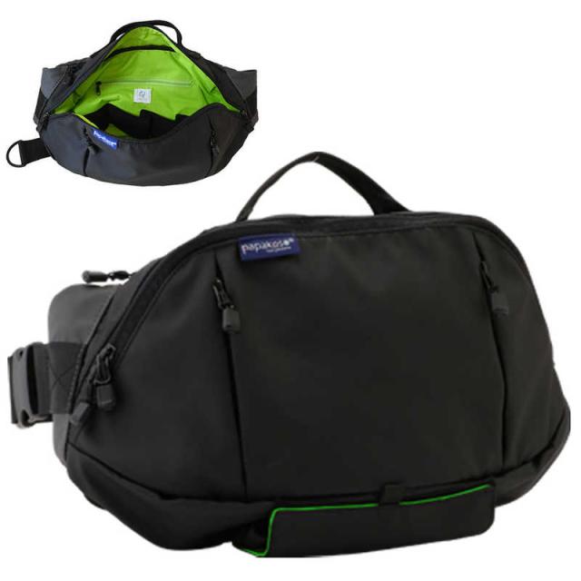 ワンスレッド　papakoso(パパコソ)パパ＆ママ140人と考えた理想のパパバッグ「だっこモデル＋SG」ブラック×グリーン papakoso　PK-101-GR