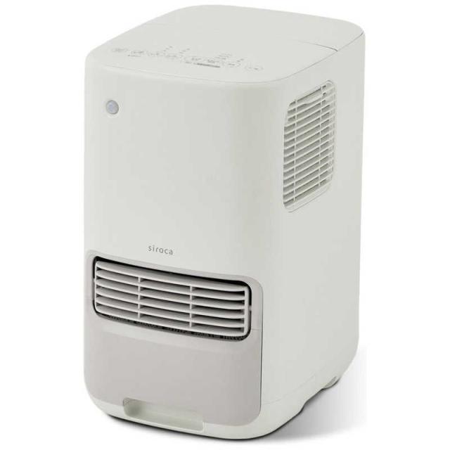 SIROCA　加湿機能付き セラミックファンヒーター ポカプラス 1150W 人感センサー付き　SH-3D251