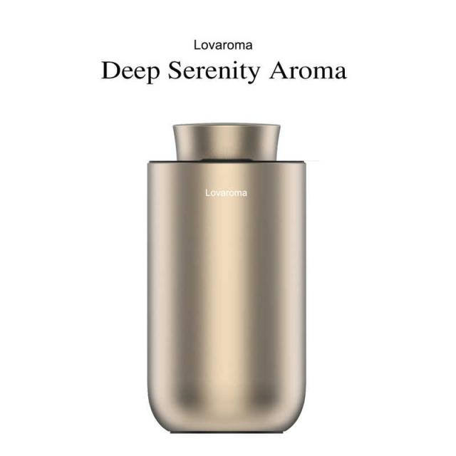 LOVAROMA　Lovaroma ラバロマ 高密度アロマディフューザー「Deep Serenity Aroma」 シャンパンゴールド　60072