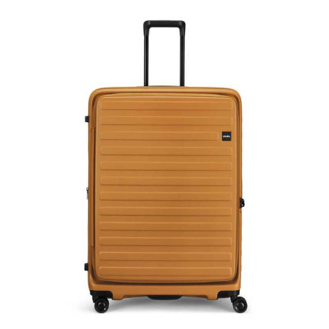 LOJEL　スーツケース REFRESH ファスナータイプ 旅行日数目安：10泊以上 約120L TSAロック搭載 Cubo ［TSAロック搭載］ ゴールデンオーカー　CUBO-LL-REFRESH-GO