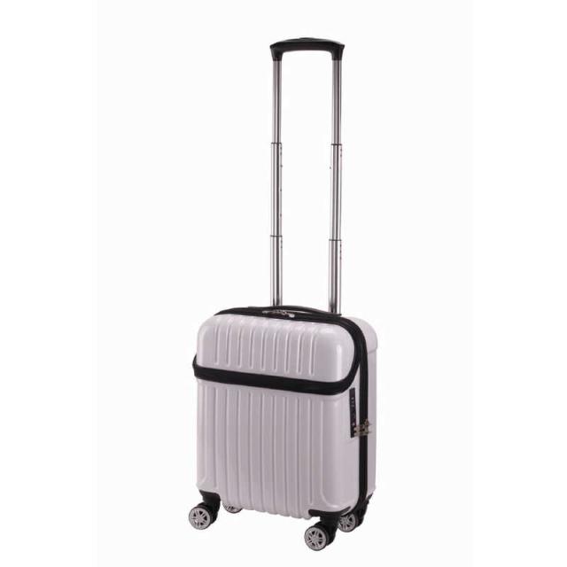 協和　ACTUS〔トップス〕トップオープン ジッパーハード ロッカーサイズ WHカーボン [TSAロック搭載 /24L /1泊〜2泊]　74-20479