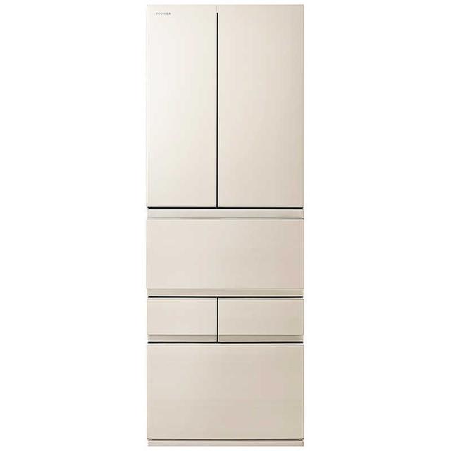 東芝　TOSHIBA　冷蔵庫 6ドア 508L フレンチドア(観音開き) VEGETA(ベジータ) FZシリーズ 幅65cm グレインアイボリー　GR-Y510FZ-UC（標準設置無料）