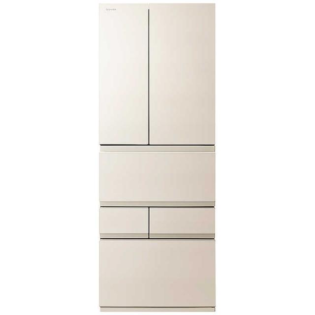 東芝　TOSHIBA　冷蔵庫 6ドア 551L フレンチドア(観音開き) VEGETA(ベジータ) FZシリーズ 幅68.5cm グレインアイボリー　GR-Y550FZ-UC（標準設置無料）