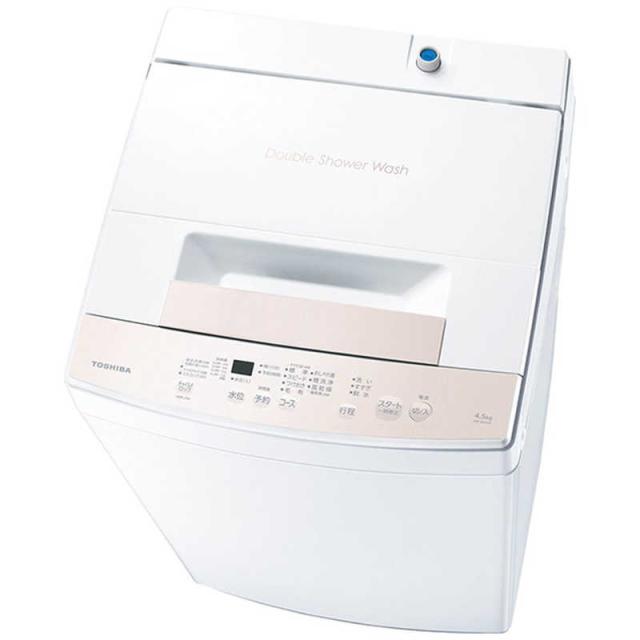 東芝　TOSHIBA　全自動洗濯機 洗濯4.5kg ピュアホワイト　AW-45GA4-W（標準設置無料）