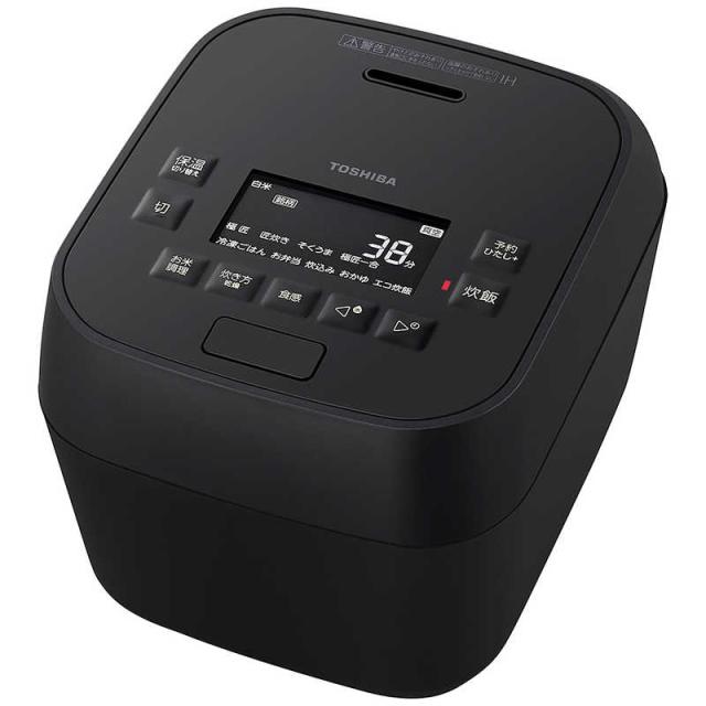 東芝　TOSHIBA　炊飯器 3.5合 炎匠炊き 真空圧力IH グランブラック　RC-6MGX-K
