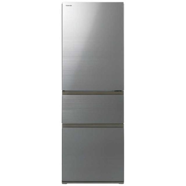 東芝　TOSHIBA　冷蔵庫 3ドア 356L 右開き VEGETA ベジータ SVシリーズ 幅60cm アッシュグレージュ　GR-Y36SV-ZH（標準設置無料）