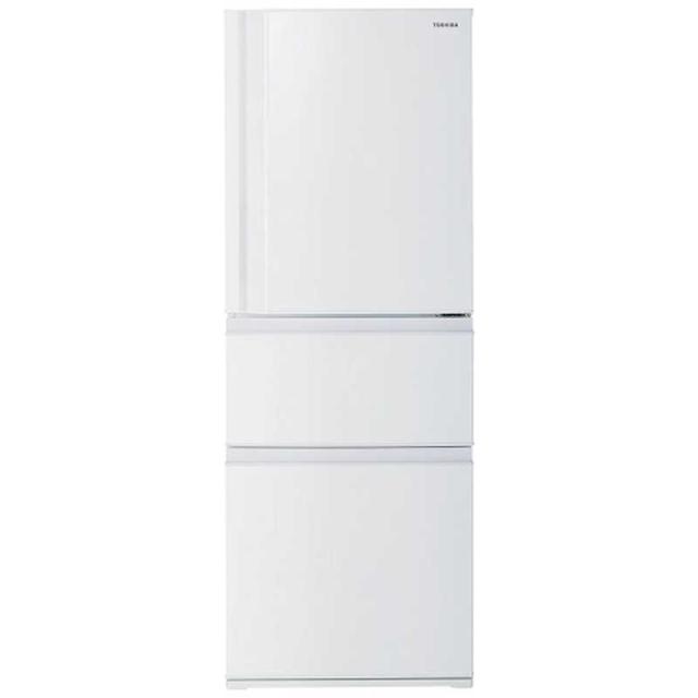 東芝　TOSHIBA　冷蔵庫 3ドア 326L 右開き VEGETA ベジータ SCシリーズ 幅60cm マットホワイト　GR-Y33SC-WU（標準設置無料）