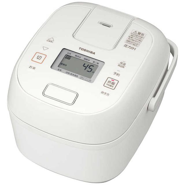 東芝　TOSHIBA　炊飯器 3.5合 炎匠炊き 圧力IH ミルキーホワイト　RC-6PXX-W