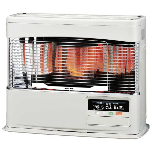 コロナ　CORONA　FF式輻射床暖ストーブ PKシリーズ 木造18畳まで コンクリート29畳まで ホワイト　UH-F7025PK