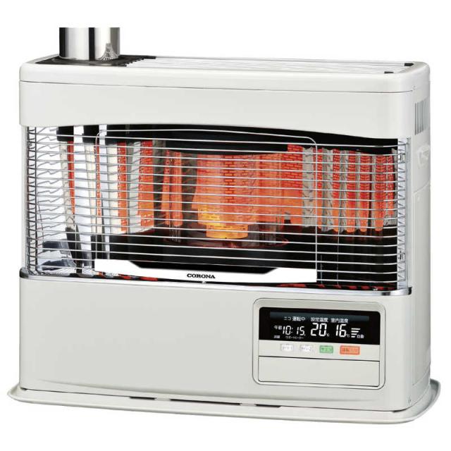 コロナ　CORONA　ポット式輻射床暖ストーブ PKシリーズ 木造20畳まで コンクリート32畳まで ホワイト　UH-7725PK