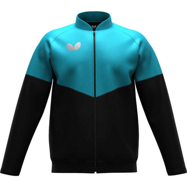 バタフライ　卓球用品 Butterfly ユニセックス ウィルバー・TRジャケット ターコイズブルー XO　47250