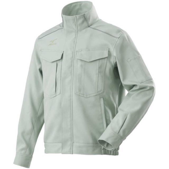 ミズノ　ワークジャケット(通年素材) ［ユニセックス］ 2XL 32：グリーン　F2JE858232