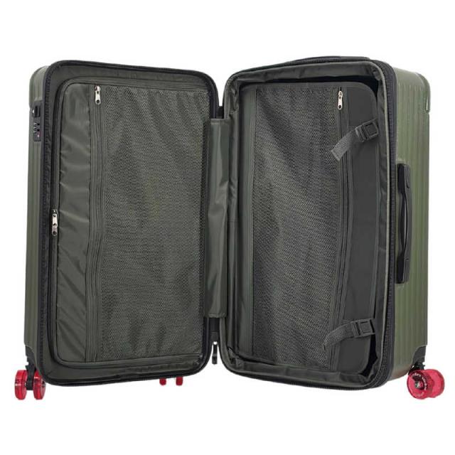 アンブロ　トランク型ハードスーツケース 拡張機能付き USBポート付 Gazza2 ［TSAロック搭載］ ブラック　70883-001 アンブロ トランク型ハードスーツケース 拡張機能付き USBポート付