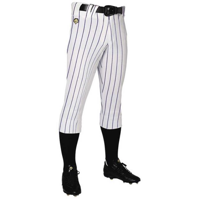 デサント　DESCENTE ショートフィットパンツ Sホワイト×ネイビー L DB6014PB 【返品交換不可】　DB6014PB_25SS