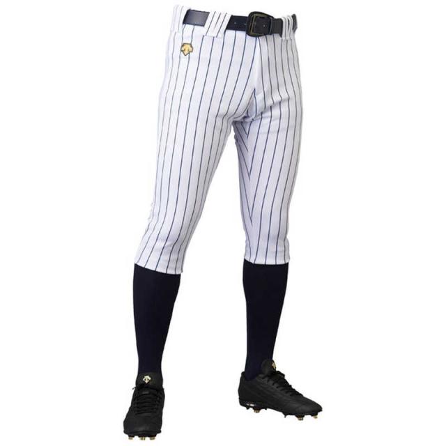 デサント　DESCENTE ショートフィットパンツ Sホワイト×ネイビー XO DB7014PB 【返品交換不可】　DB7014PB_25SS