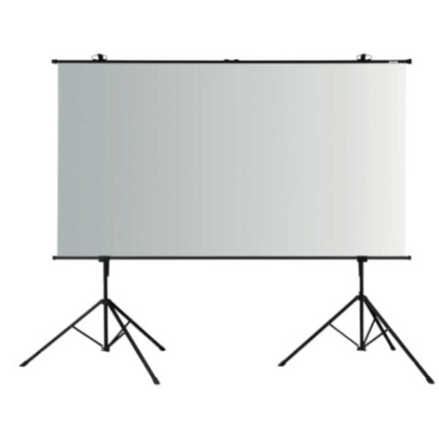 キクチ科学　掛図スクリーン(三脚スタンド付き) ［三脚］ ホワイト　KHS-ST90HDAW