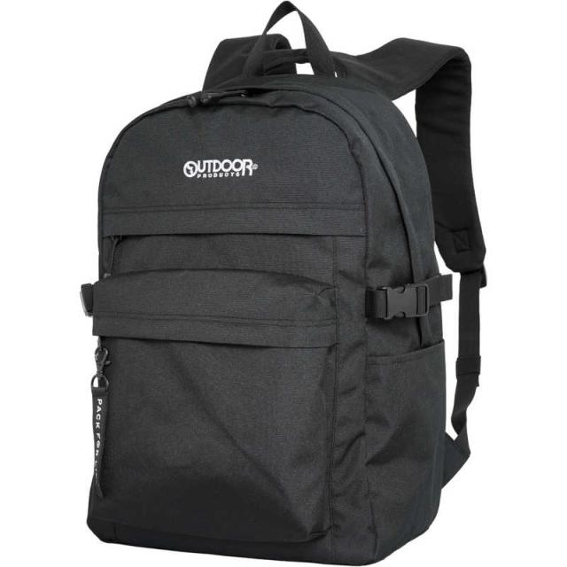 OUTDOOR　ラウンドデイパック スクールリュック 35L 撥水加工 ホワイトブラック　OD-11175-WHBK