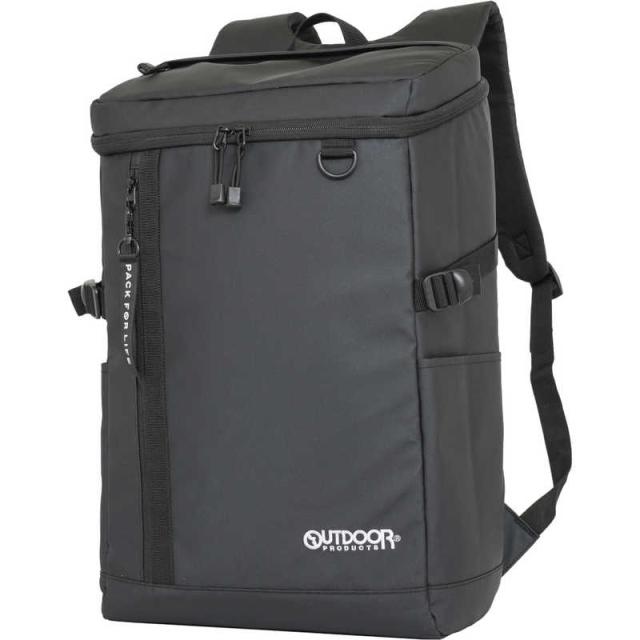 OUTDOOR　ボックス型デイパック スクールリュック 35L 撥水加工 ホワイトブラック　OD-11177-WHBK