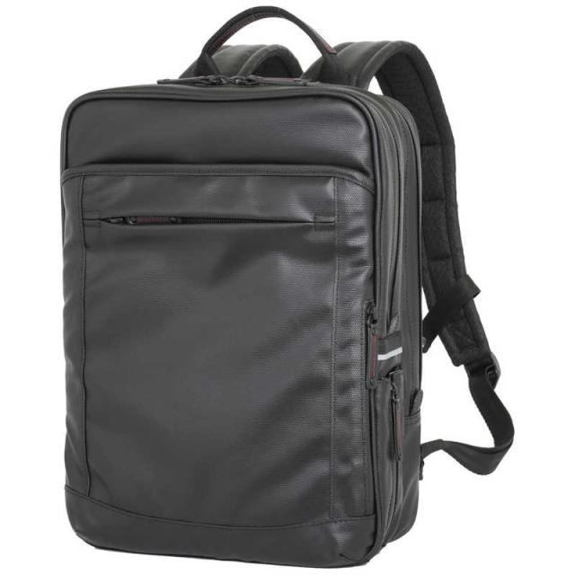 バリスティックスピリット　ビジネスリュック 14インチPC対応 耐水素材 ブラック　BS-3230-BK