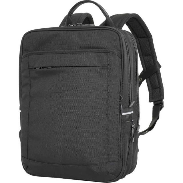バリスティックスピリット　ビジネスリュック 14インチPC対応 コーデュラナイロン ブラック　BS-3232-BK