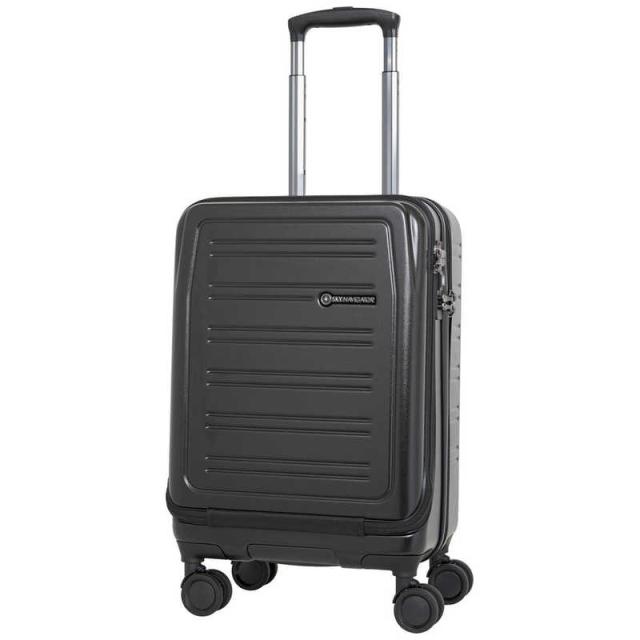 SKYNAVIGATOR　フロントオープン キャリーケース Sサイズ SKY NAVIGATOR(スカイナビゲーター) ブラック [TSAロック搭載 /約37L /3泊〜5泊]　SK083948BK