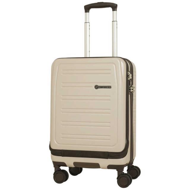 SKYNAVIGATOR　フロントオープン キャリーケース Sサイズ SKY NAVIGATOR(スカイナビゲーター) アイボリー [TSAロック搭載 /約37L /3泊〜5泊]　SK083948IV