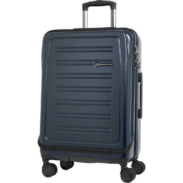 SKYNAVIGATOR　フロントオープンキャリーケース SKY NAVIGATOR(スカイナビゲーター) ネイビー [TSAロック搭載 /約57L /5泊〜1週間]　SK083956NV
