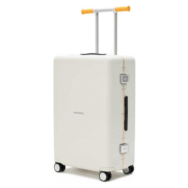 RAWROW　スーツケース R TRUNK FRAME フレームタイプ 旅行日数目安：7〜8泊 88L TSAロック搭載 預け入れ無料 ［TSAロック搭載］ バニラ　R-TRUNK-FRAME-88L-VAN