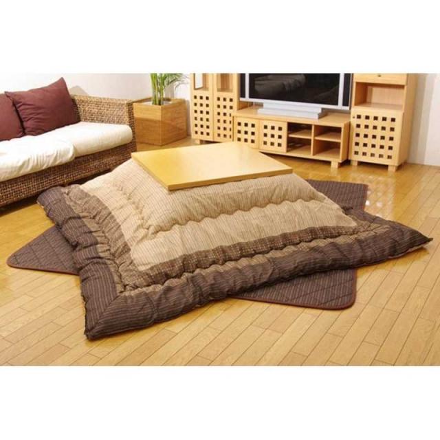 イケヒコ　こたつ布団 YUKARI(ゆかり) ブラウン [対応天板サイズ：約90×210cm /長方形]