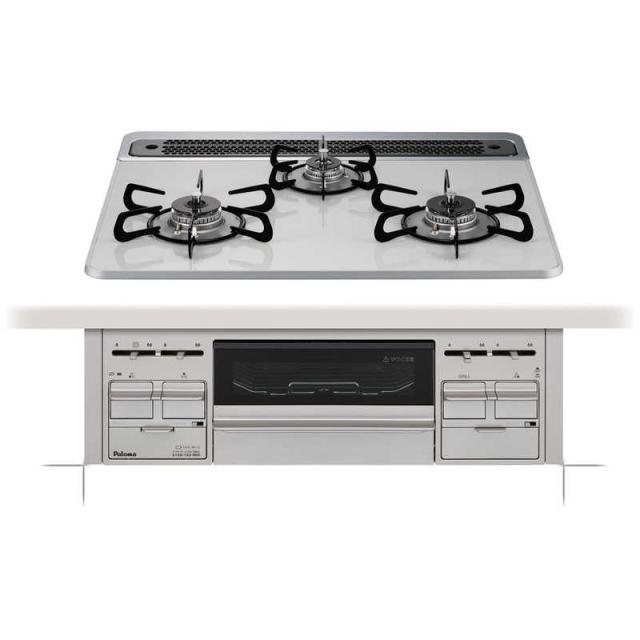パロマ　ビルトインガスコンロ Ｓシリーズ 約60cm 都市ガス12・13A 左右強火　ICD6W6V