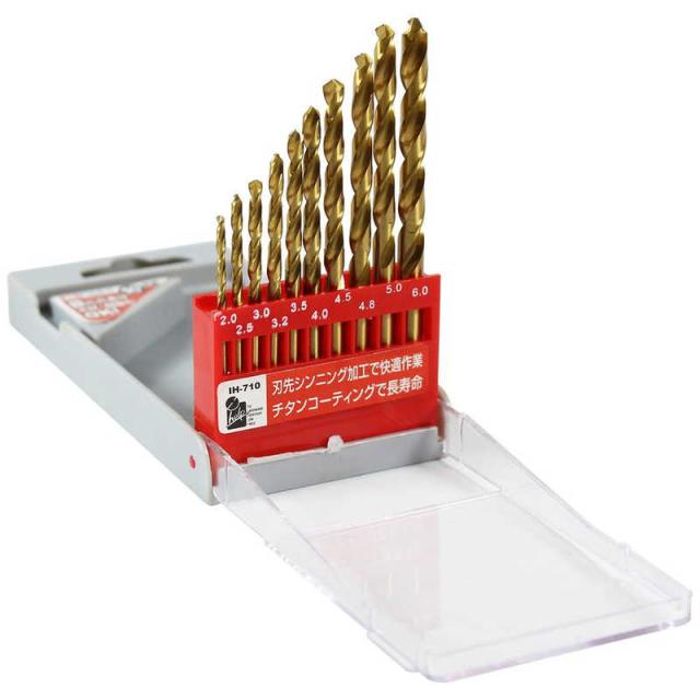 ビッグマン ＃065293 鉄工用ドリルセット 10本組 IH710の通販はau PAY マーケット - コジマ au PAY マーケット店 ...
