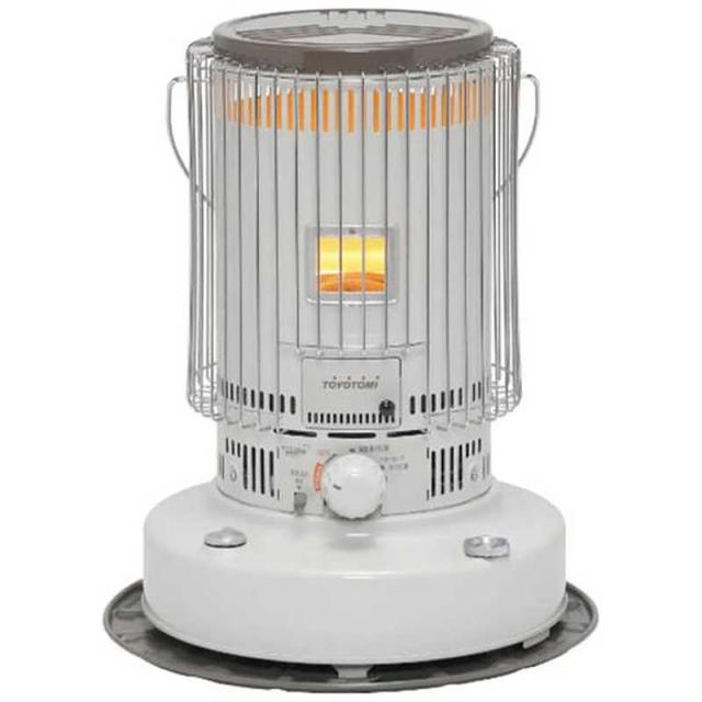 トヨトミ　石油ストーブ 木造17畳まで コンクリート24畳まで タンク容量6.3L ホワイト　KS-67H