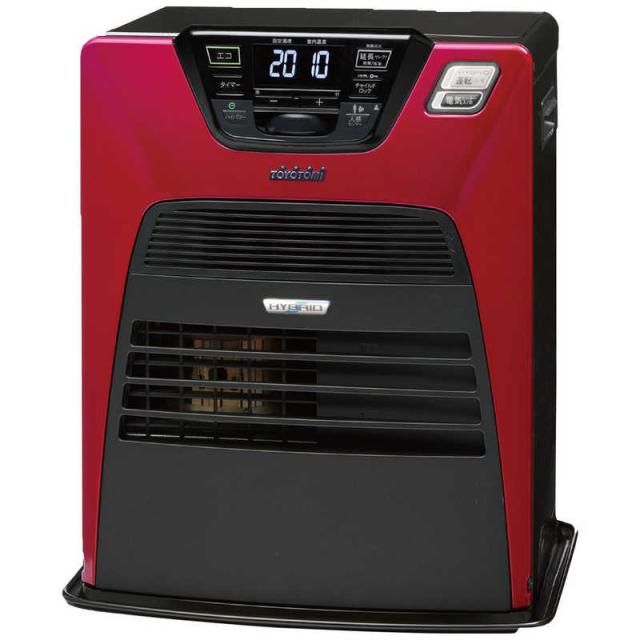 トヨトミ　石油ファンヒーター ハイブリッド暖房 人感センサー 木造11畳まで コンクリート14畳まで タンク容量5.0L　LC-SHB40N-R