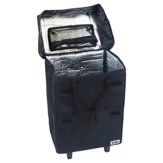 富士商　スマートショッピングバッグエッグホルダー付 FELIO ブラック　F21776