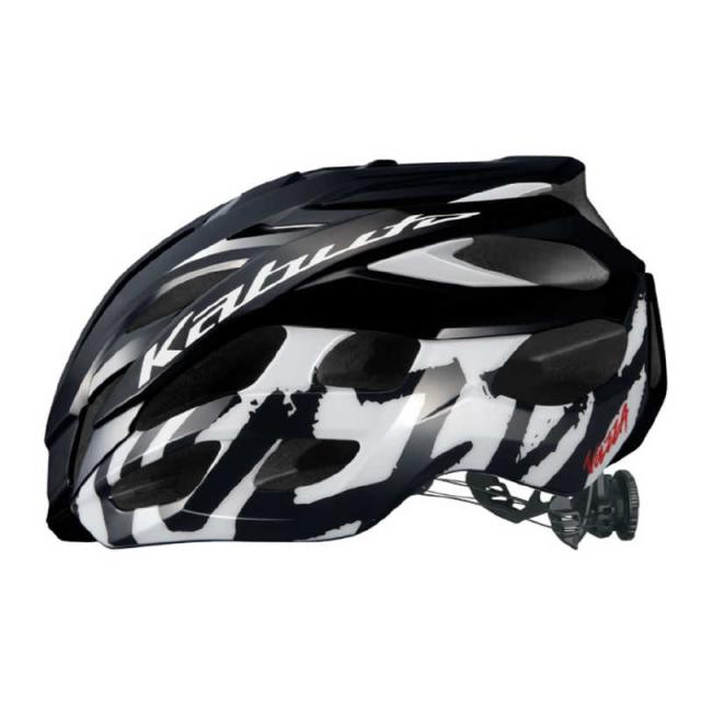 オージーケーカブト　自転車用ヘルメット ヴォルツァ (L/XLサイズ:59〜61cm/G-1ブラックホワイト)　VOLZZA