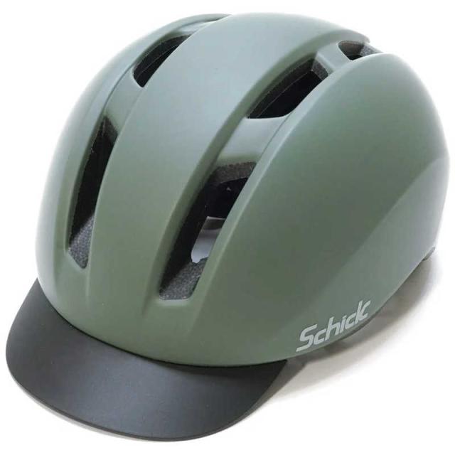 サギサカ　自転車用ヘルメット Schick (シック) (Mサイズ：55〜58cm) マットオリーブ　46502