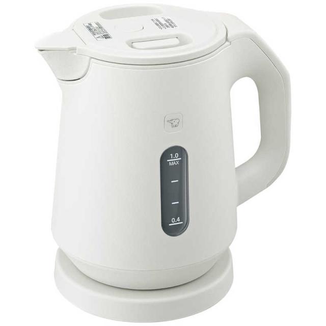 象印マホービン　ZOJIRUSHI　電気ケトル ［1.0L］ ペールホワイト　CK-KA10