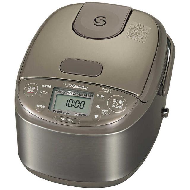 象印マホービン　ZOJIRUSHI　炊飯器 3合 極め炊き IHジャー ステンレスブラウン　NP-GM05