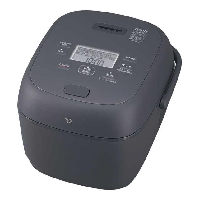 象印マホービン　ZOJIRUSHI　炊飯器 1升 豪熱大火力 圧力IHジャー 鉄器コート黒まる厚釜 スレートブラック　NW-BB18