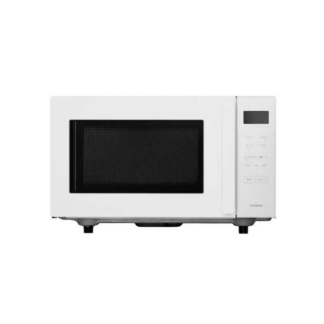 ツインバード　TWINBIRD　オーブンレンジ 16L フラット センサー付 コンパクトサイズ ホワイト　DR-E216W