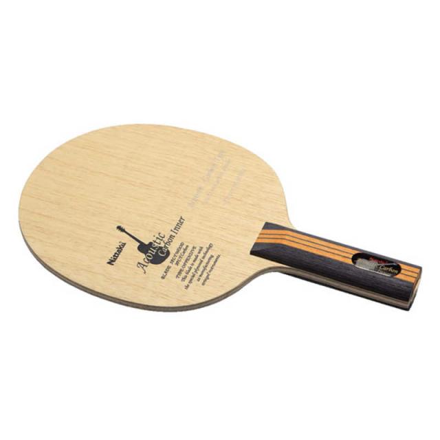 ニッタク　卓球ラケット アコースティック カーボンインナー ストレート シェークラケット 攻撃用　NC0402