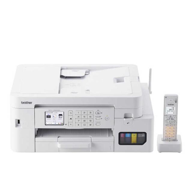 ブラザー　brother　プリンター ブラザー A4大容量インクジェット複合機 FAX 電話 子機1台 コピー プリント スキャン Wi-Fi 簡単設定 PRIVIO(プリビオ) ［子機1台 / 普通紙］ ホワイト　MFC-J4950DN
