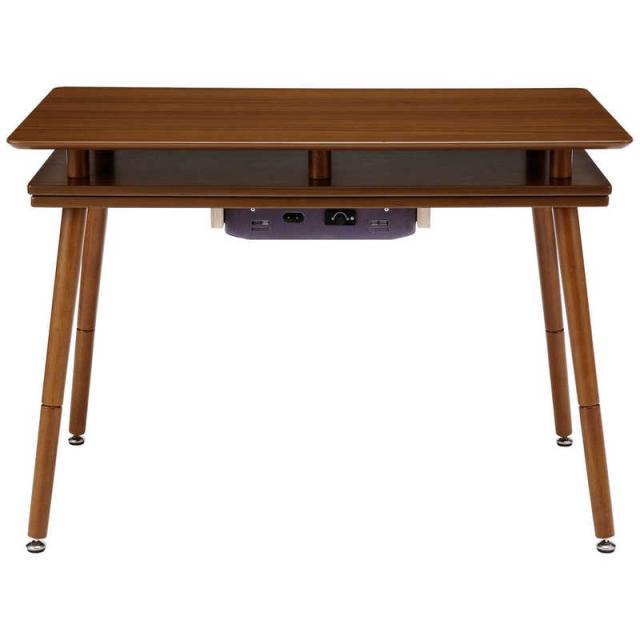 ユアサ　シェルフ付き2WAYこたつ 90×50 プライムス　スペース90G